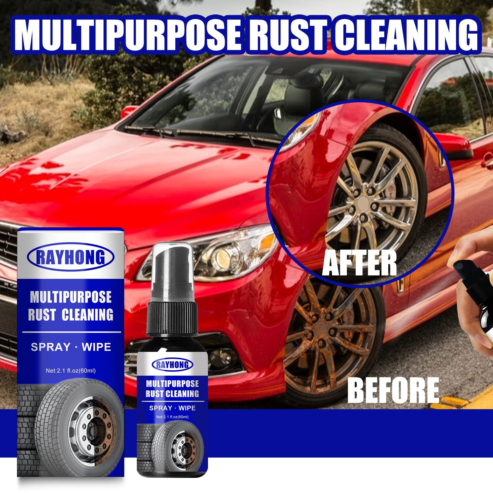 🔥BUY 2 GET 1 FREE🔥Car Rust Removal Spray – seecion